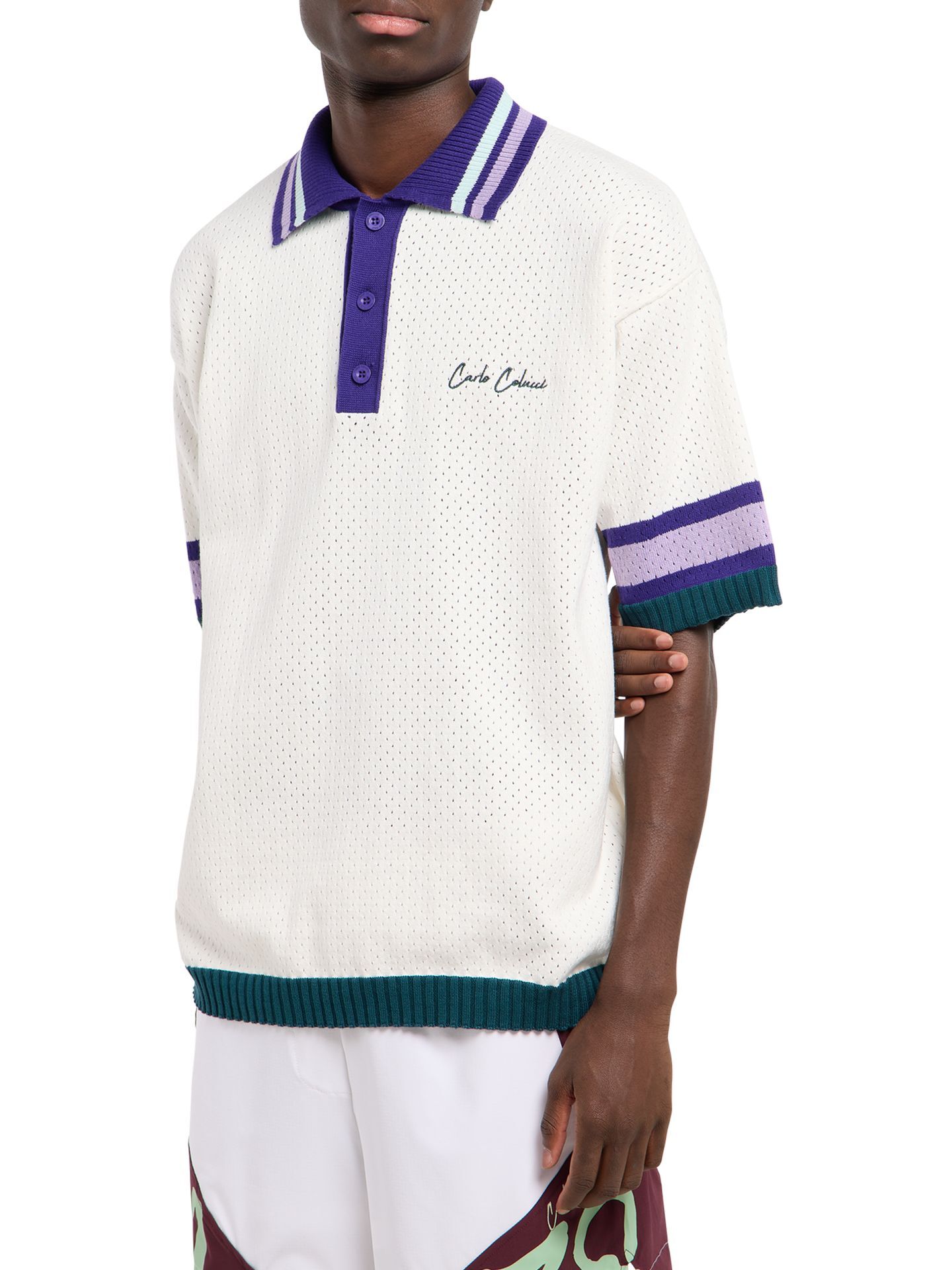 Mesh polo shirt - MATCH POINT | White | XXL | CC-C5773-591-XXL