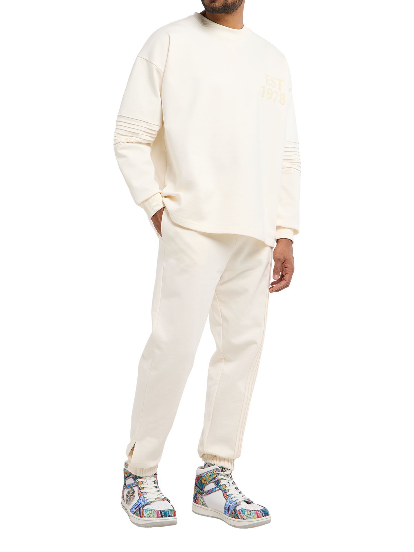 Sweat pants - CLEAN CAPSULE | White | L | CC-C5616-59-L
