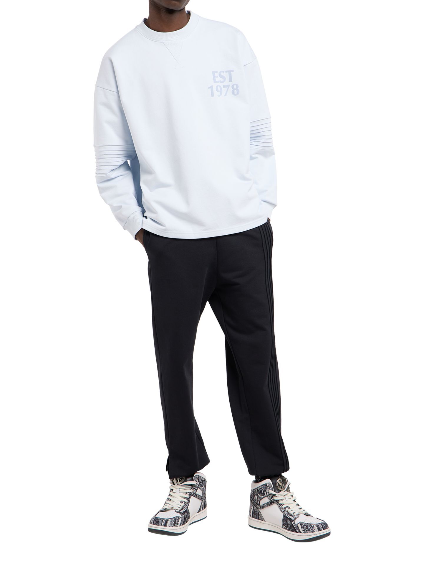 Sweat shirt - CLEAN CAPSULE | Light blue | XS | CC-C6137-17-XS