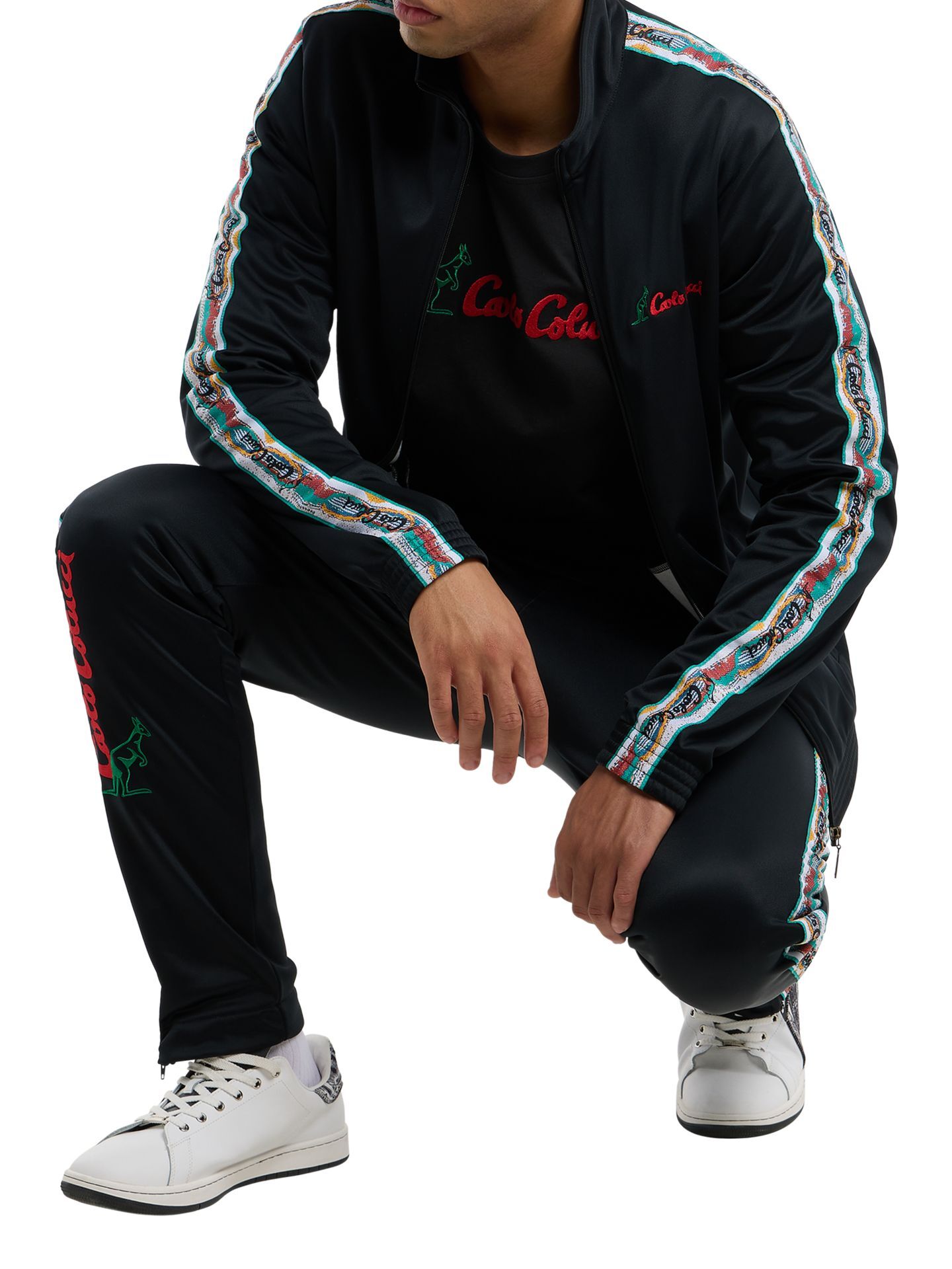 Sweat jacket - Australian x CARLO COLUCCI | Black | XL | CC-C7507-20-XL