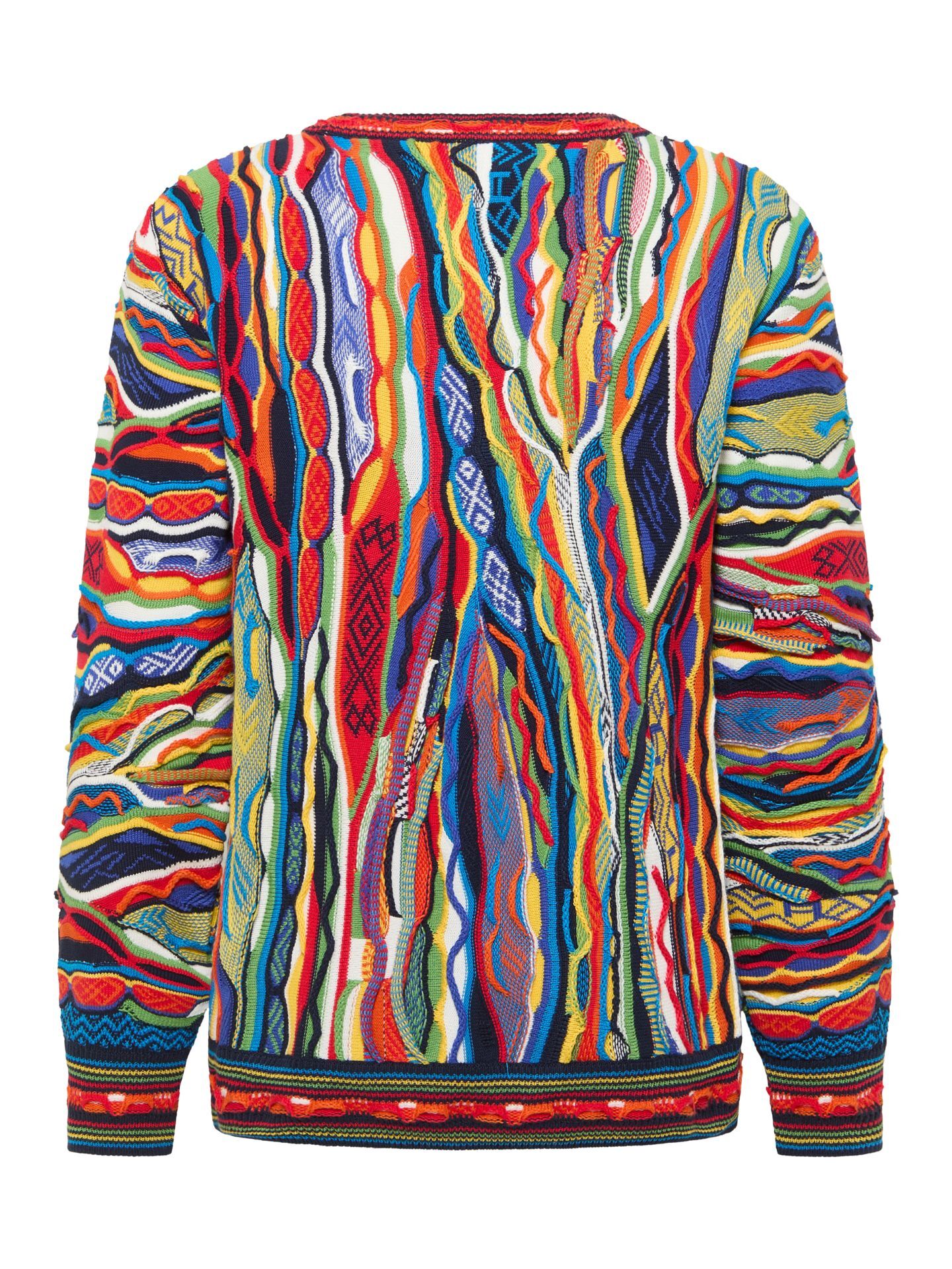 Jacquard knit jumper | Navy | M | CC-C12509-101-M