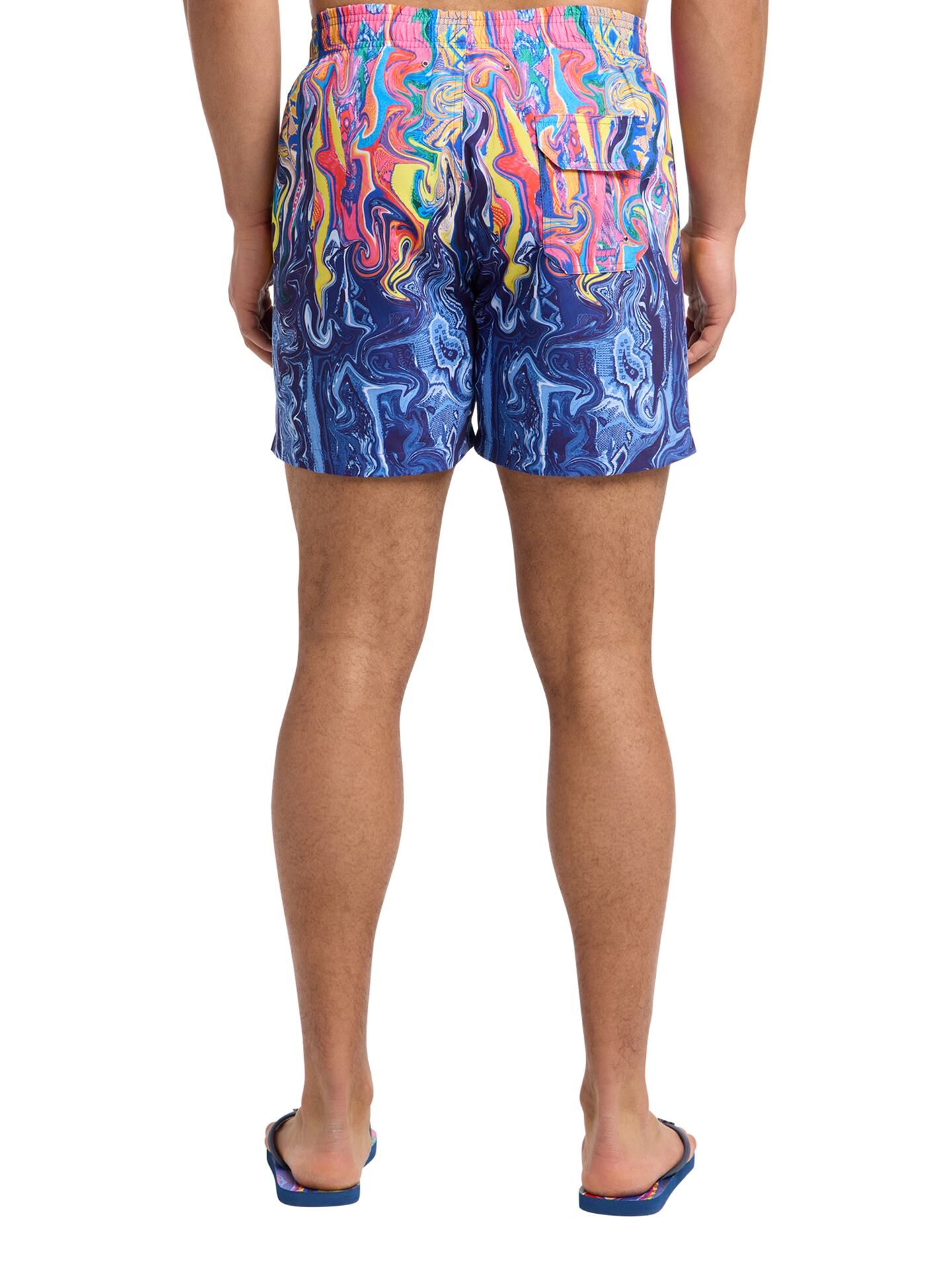 Badehose - Fusion | Blau / Rot | 3XL | CC-C2645-141-3XL